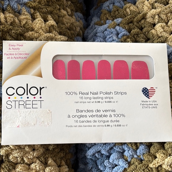 Color Street | Accessories | Color Street Pink Nail Polish Strips ...